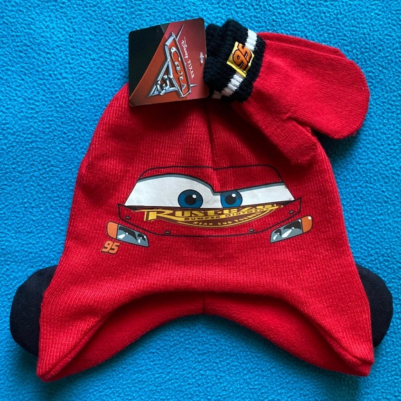 Pixar | Accessories | New Disney Pixar Cars 3 Lightning Mcqueen Hat ...